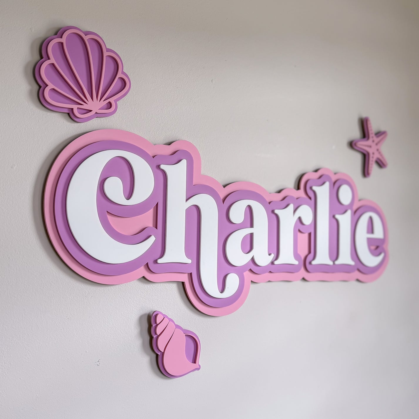 Triple Layer 3D Name Plaque – Battle and Co