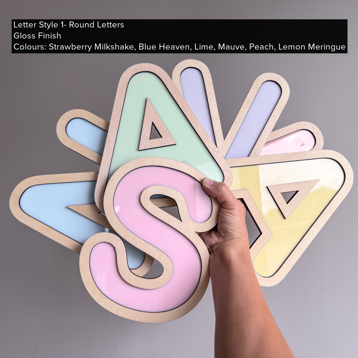 Wood Pop Letters – Battle and Co